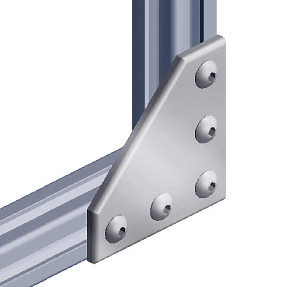 Aluminum Connection Plate 40 - 90° - A2A Systems