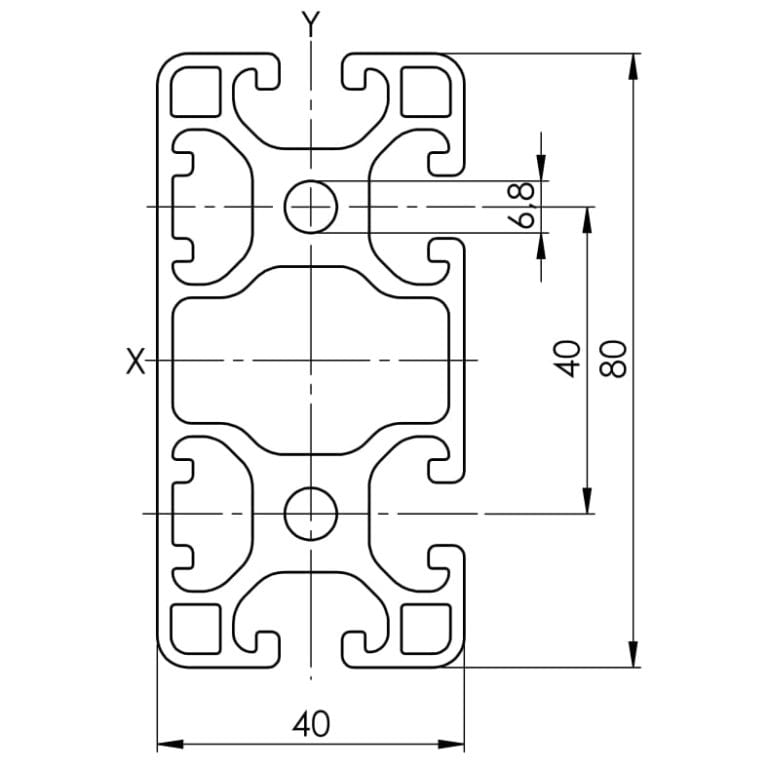 Profile 8 40 X 80 4s 40 Series A2a Systems
