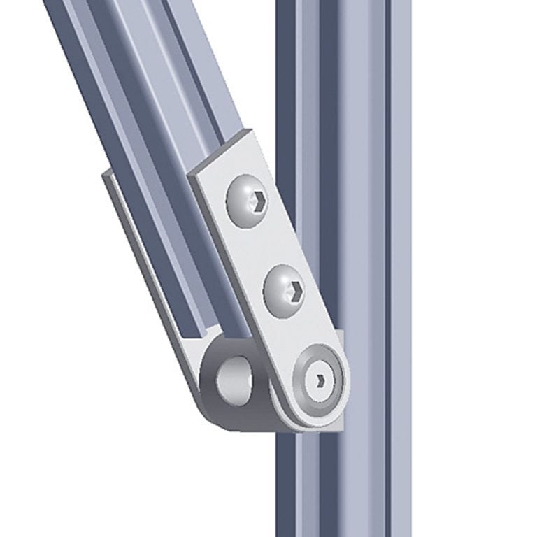 Pivot Joint 180 degree 8 -30 - 1 Slot - Connectors - A2A Systems